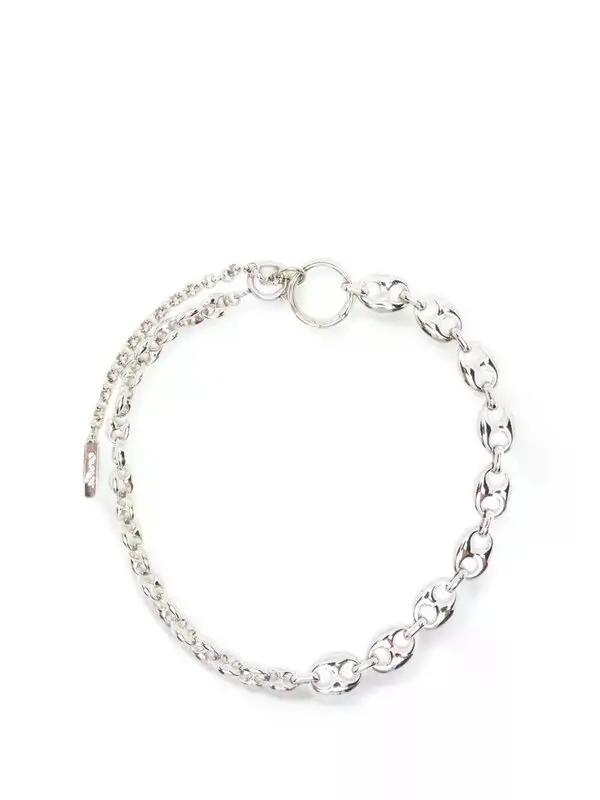 JUSTINE CLENQUET Akari Chain-link Necklace - Silver