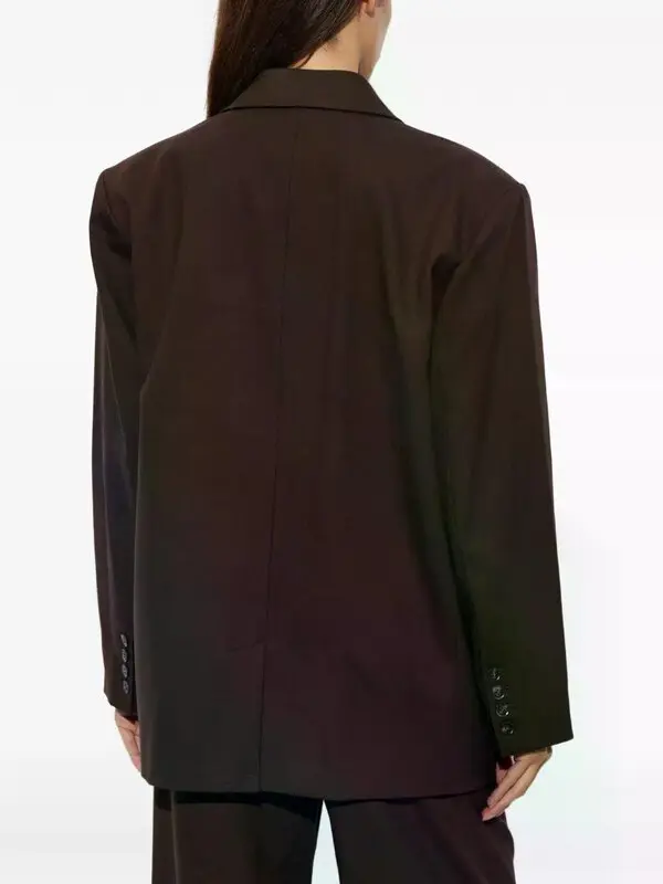 GESTUZ Single Breasted Notched Lapel Blazer