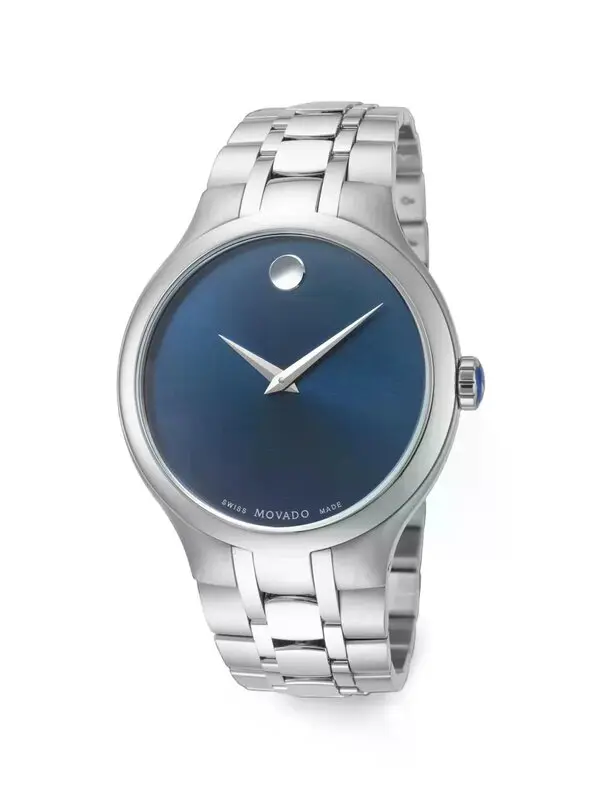 Movado Classic 39mm Watch - Blue