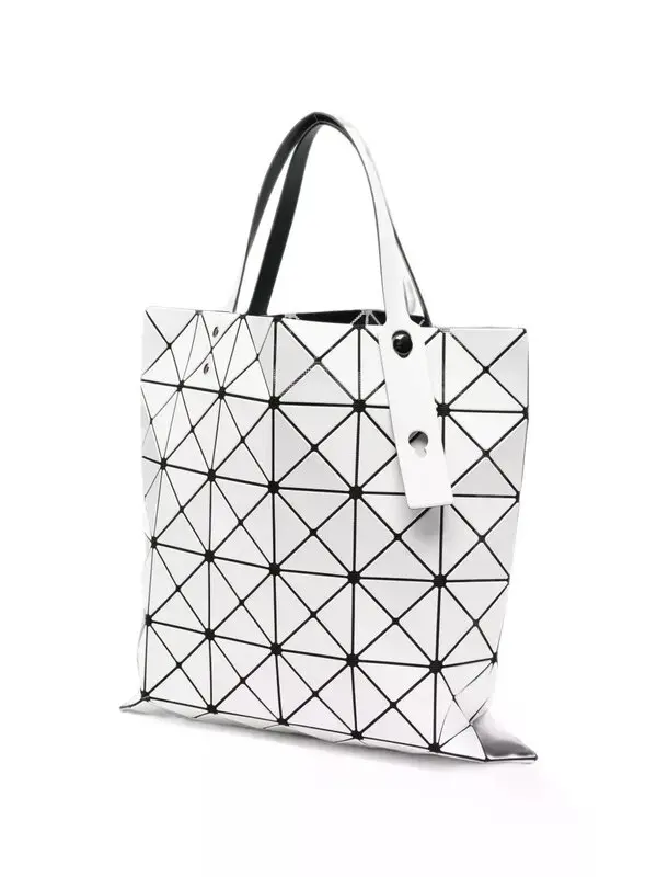 Issey Miyake Lucent Basics Geometric-panel Tote Bag - White