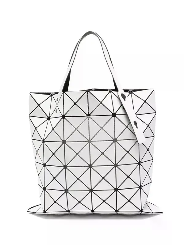 Issey Miyake Geometric Paneled Tote Bag - White