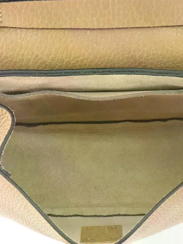 Chloé Drew Leather Mini Crossbody Bag - Brown
