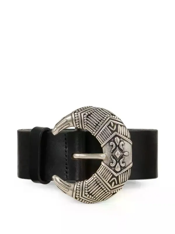 Ba&sh Bandy Engraved Buckle Belt