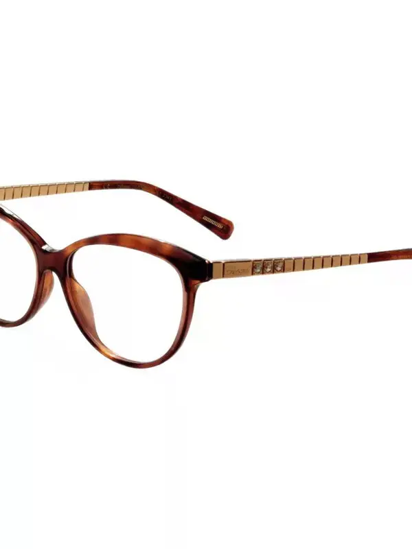 Chopard Tortoiseshell-effect Cat-eye Glasses
