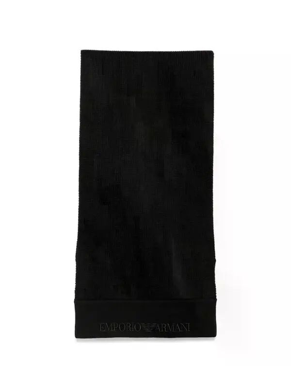 Emporio Armani Embossed Logo Scarf