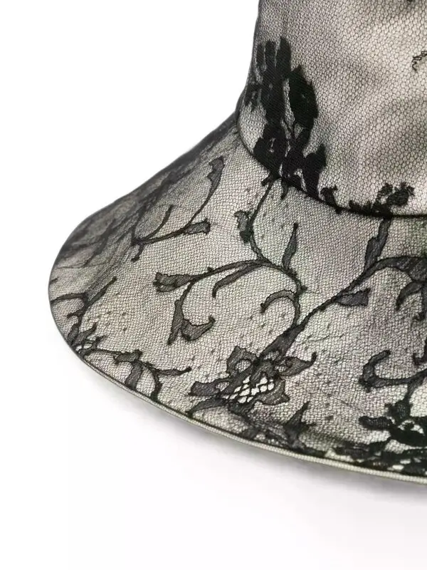 QUETSCHE Floral Lace Bucket Hat