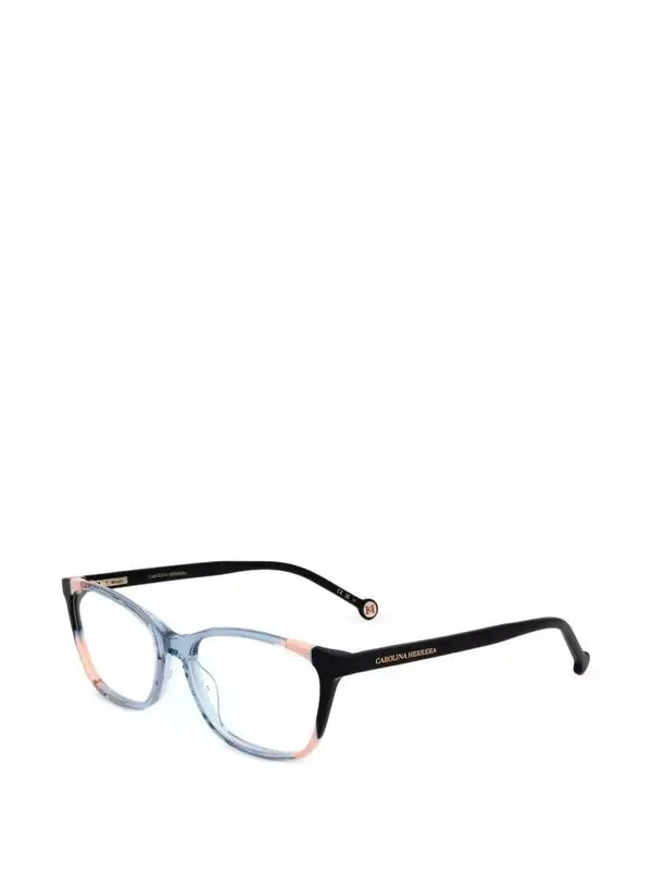 Carolina Herrera Rectangle Frame Eyeglasses - Blue