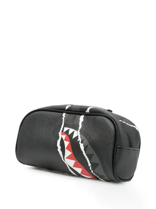SPRAYGROUND Shark Mouth Checkered Clutch Bag