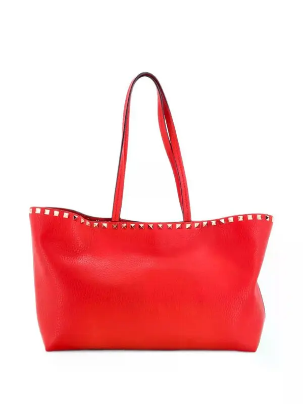 Valentino Garavani Rockstud Shopper Leather Medium Tote Bag