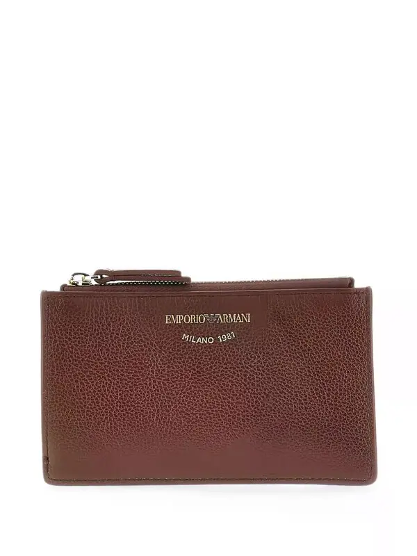 Emporio Armani Pebbled-leather Cardholder