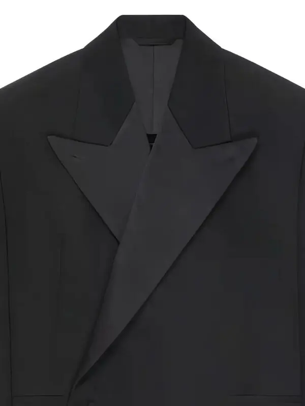 Givenchy Oversized Satin-lapel Suit Jacket