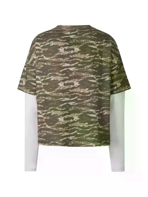 Rhude Tiger Camouflage-print T-shirt - Green