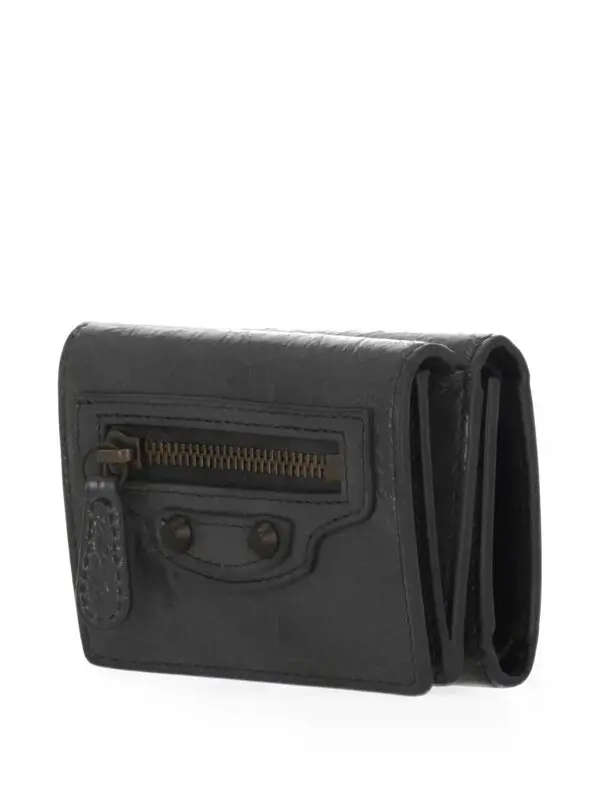 Balenciaga Mini Le City Trifold Wallet - Grey