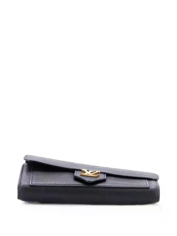 LOUIS VUITTON Lockme Wallet Calfskin Small Wallets - Black