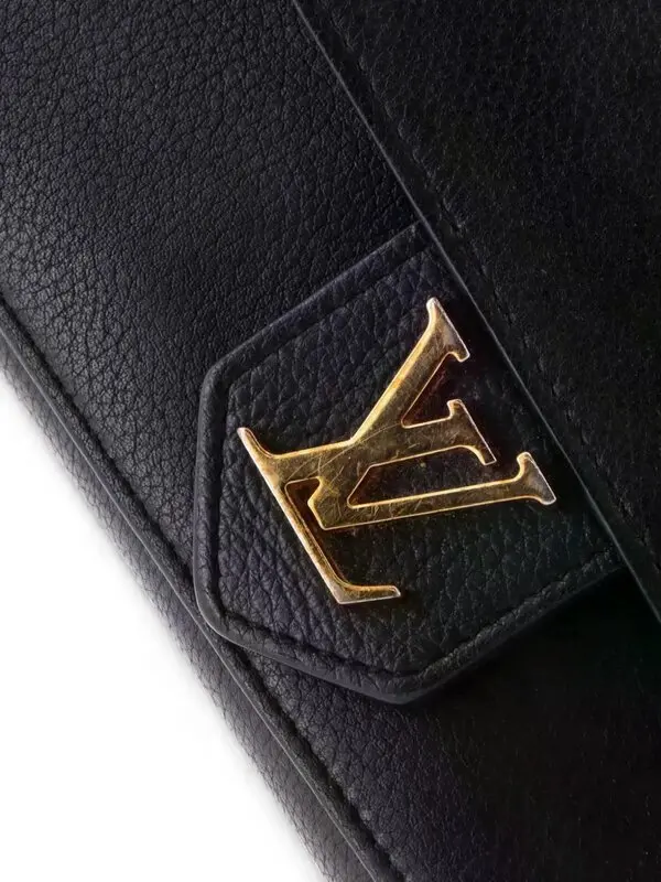 LOUIS VUITTON Lockme Wallet Calfskin Small Wallets - Black