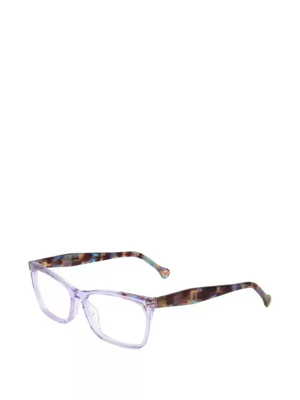 Carolina Herrera Tortoiseshell-effect Eyeglasses - Purple