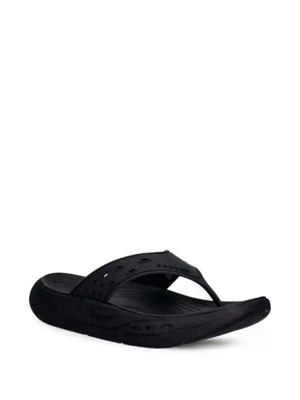 Oakley Studio Perforated Logo-embossed Flip-flops