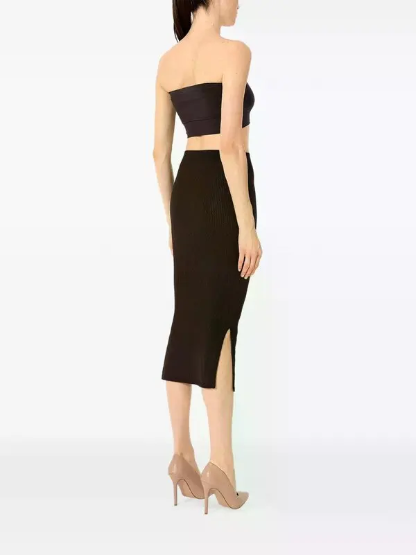 Wolford Seamless Micro-mesh Fitted Midi Skirt