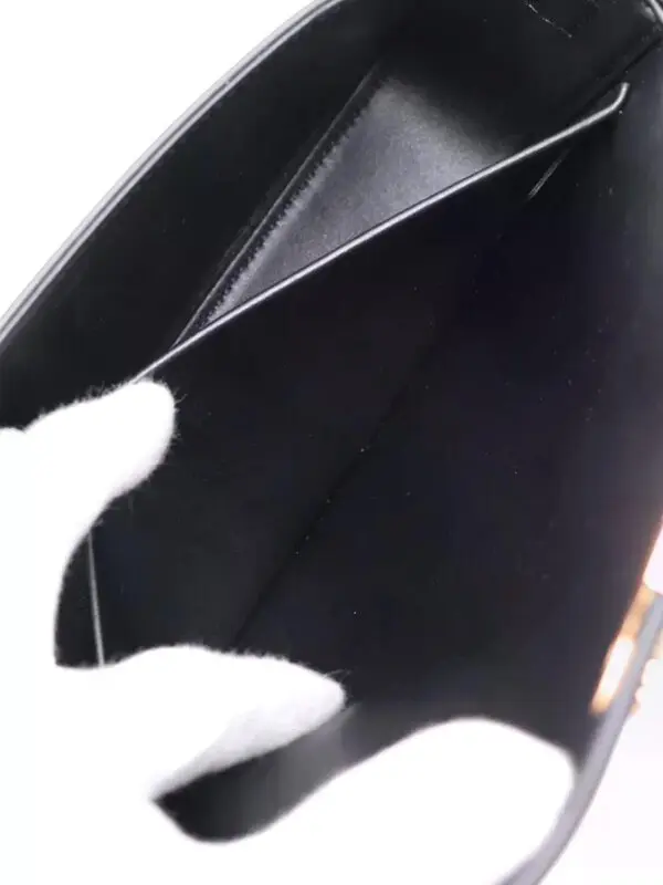 Celine 2000-2026 Shiny Calfskin Claude Shoulder Bag - Black