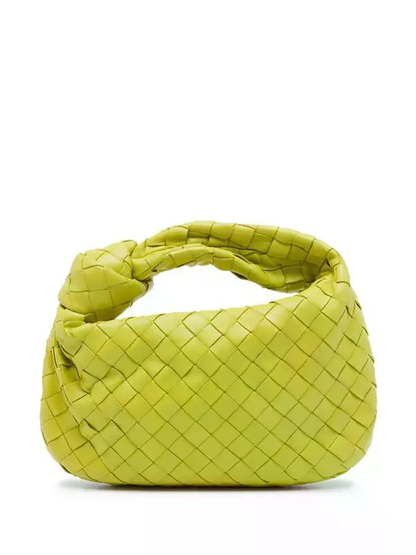 Bottega Veneta 2012-2026 Mini Nappa Intrecciato Jodie Hobo Bag - Yellow