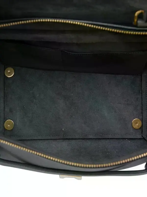 Celine 2018 Mini Grained Calfskin Belt Bag Satchel