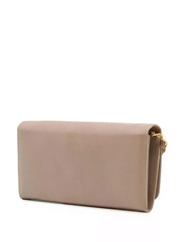 Prada 2000-2013 Saffiano Wallet On Chain Crossbody Bag