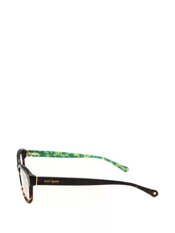 Kate Spade New York Tortoiseshell-effect Cat-eye Eyeglasses