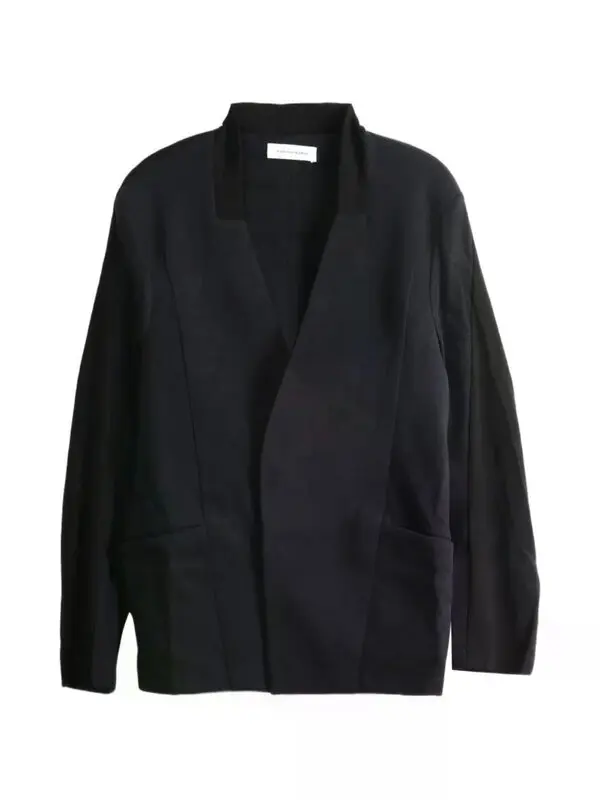 KIKO KOSTADINOV V-neck Panelled Jacket - Black