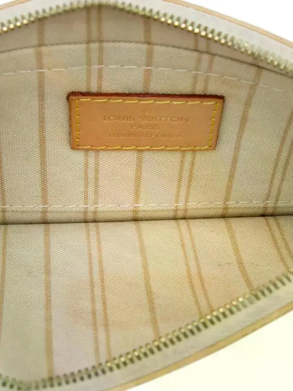 LOUIS VUITTON 2014 Damier Azur Neverfull Pm Pouch