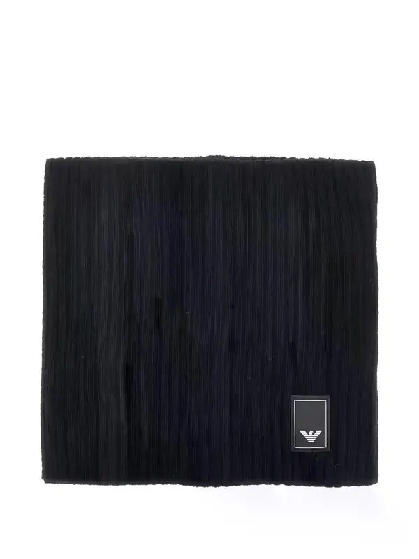 Emporio Armani Ribbed-knit Snood