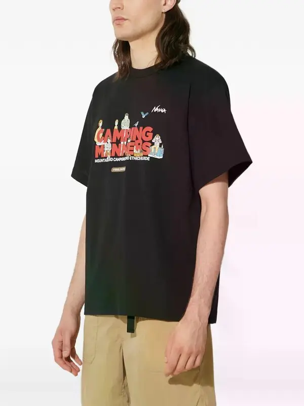 NANGA Camping Manners T-shirt