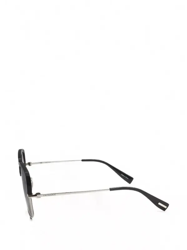 TRUSSARDI Geometric Frame Sunglasses