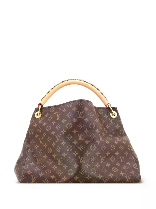 LOUIS VUITTON Artsy Monogram Canvas Mm Hobo Bag - Brown