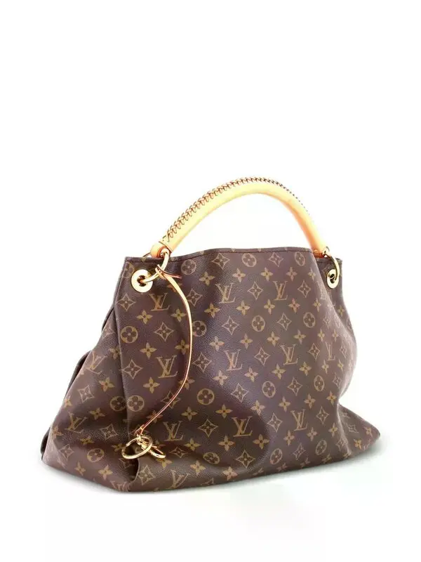 LOUIS VUITTON Artsy Monogram Canvas Mm Hobo Bag - Brown