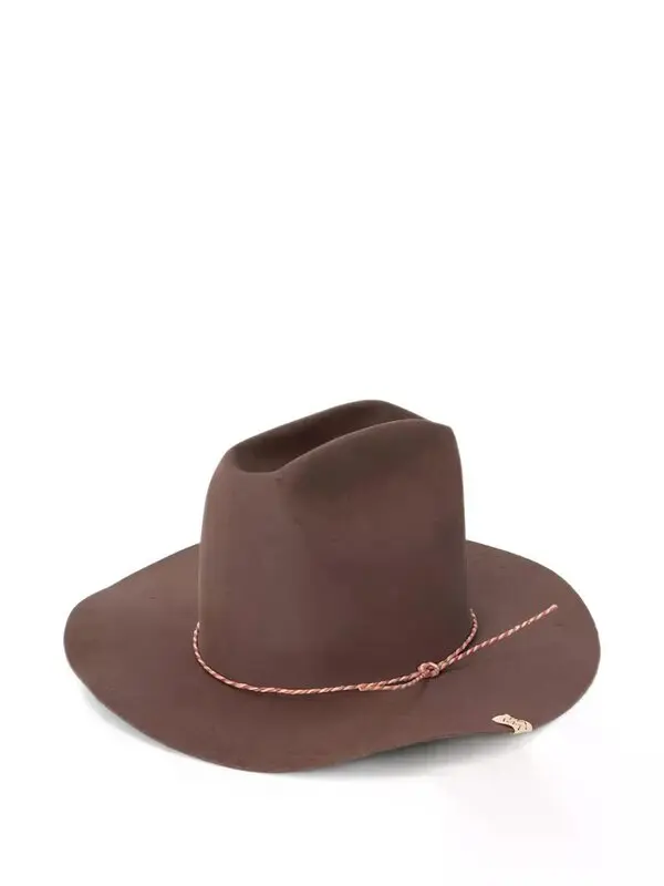 Visvim Rope-detail Wide-brim Hat - Brown