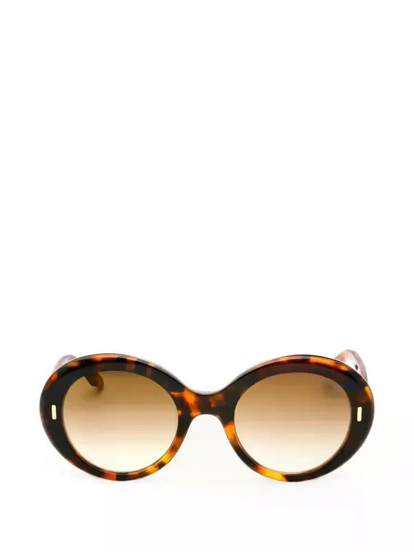CUTLER & GROSS Oval Frame Sunglasses