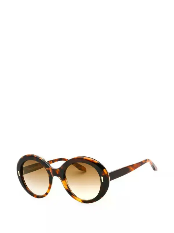 CUTLER & GROSS Oval Frame Sunglasses