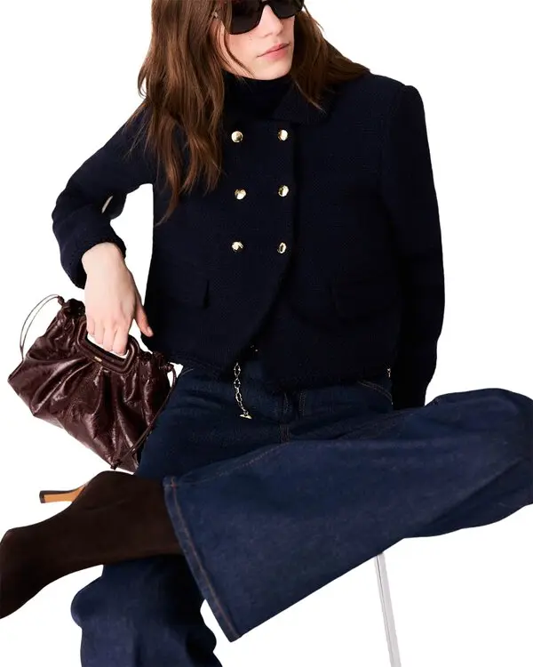 Maje Viponette Tweed Jacket