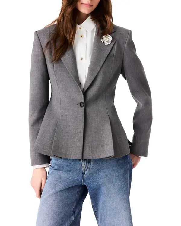 Maje Veandra Flared Blazer