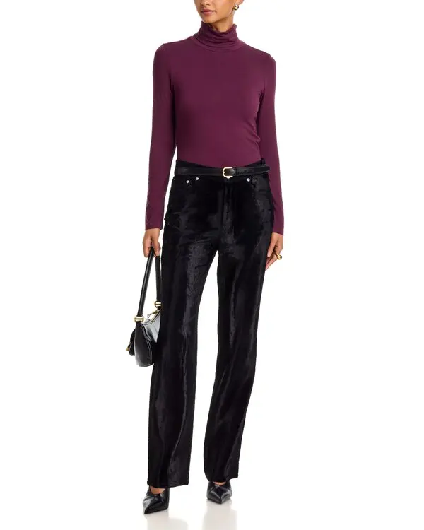 L'Agence Lani Turtleneck Long Sleeve Top