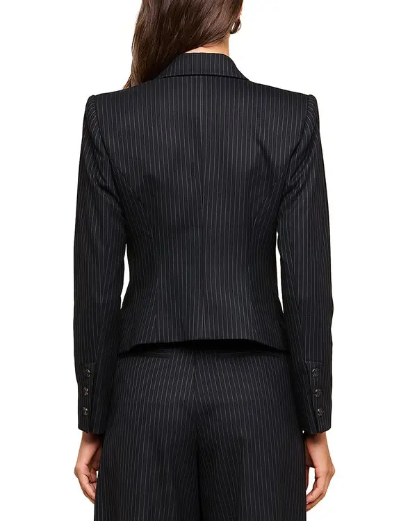 L'Agence Misa Cropped Single Breasted Blazer