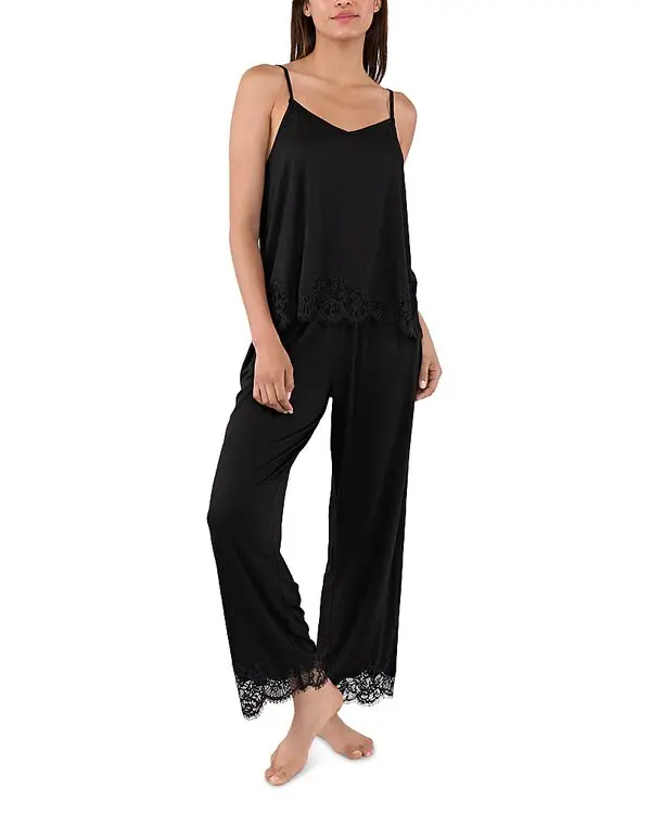 Flora Nikrooz Sarafina Cami & Pants Pajama Set - Black