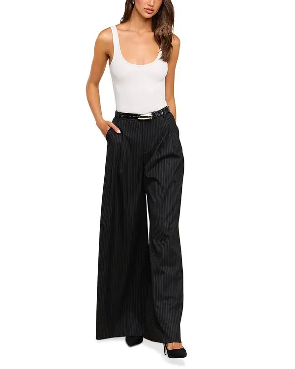 L'Agence Chelsy Wide Leg Pants