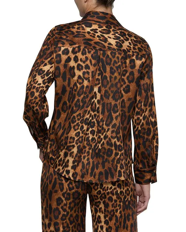L'Agence Ellery Printed Long Sleeve Blouse