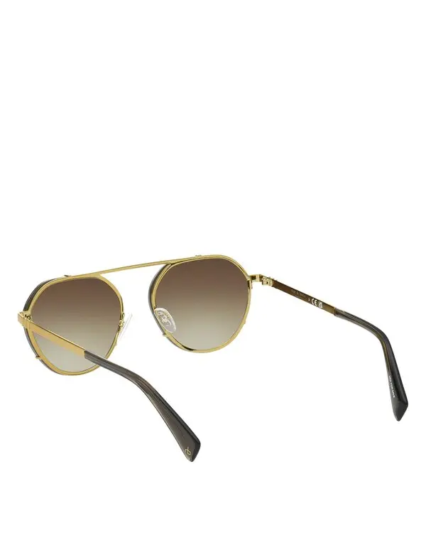 Rag & Bone Round Sunglasses, 51mm - Bronze Other/brown Gradient