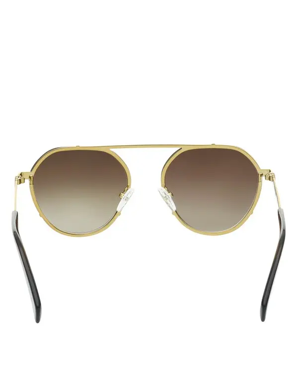 Rag & Bone Round Sunglasses, 51mm - Bronze Other/brown Gradient