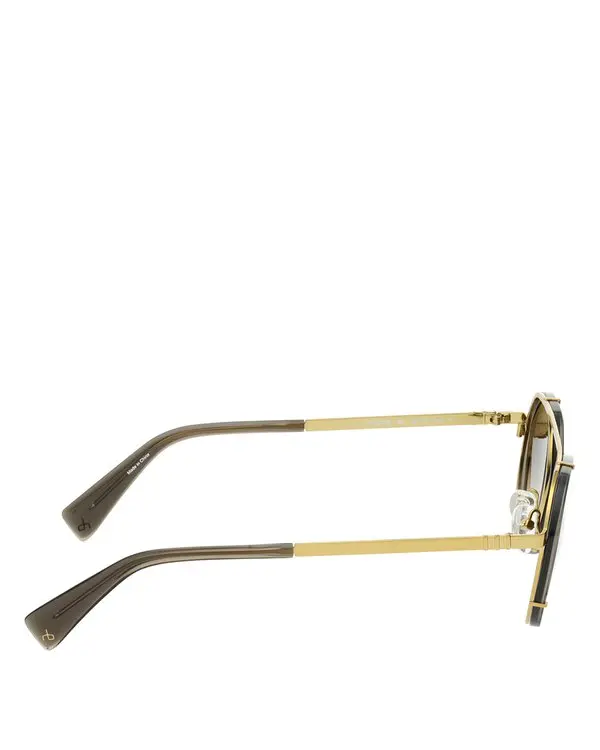 Rag & Bone Round Sunglasses, 51mm - Bronze Other/brown Gradient