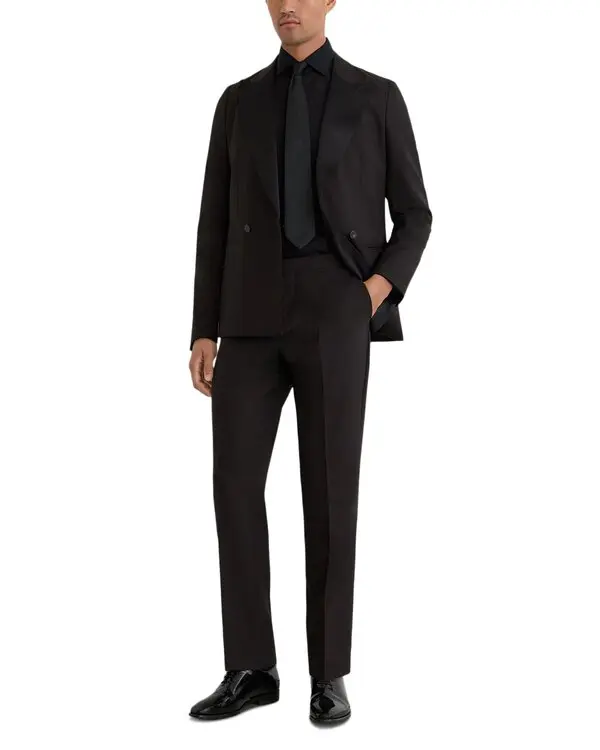 REISS Wool Classic Fit Tuxedo Suit Trousers