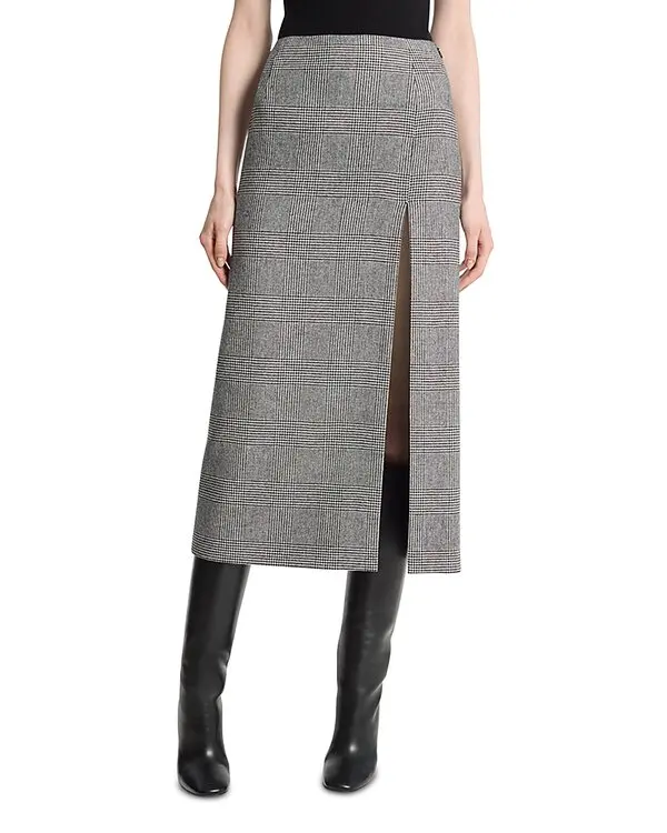 Michael Kors Glenwool Car Wash Skirt - Black/ivory