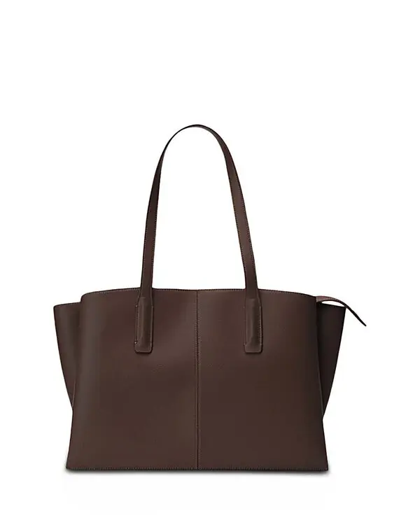 FREJA Paloma Faux Leather Tote - Espresso